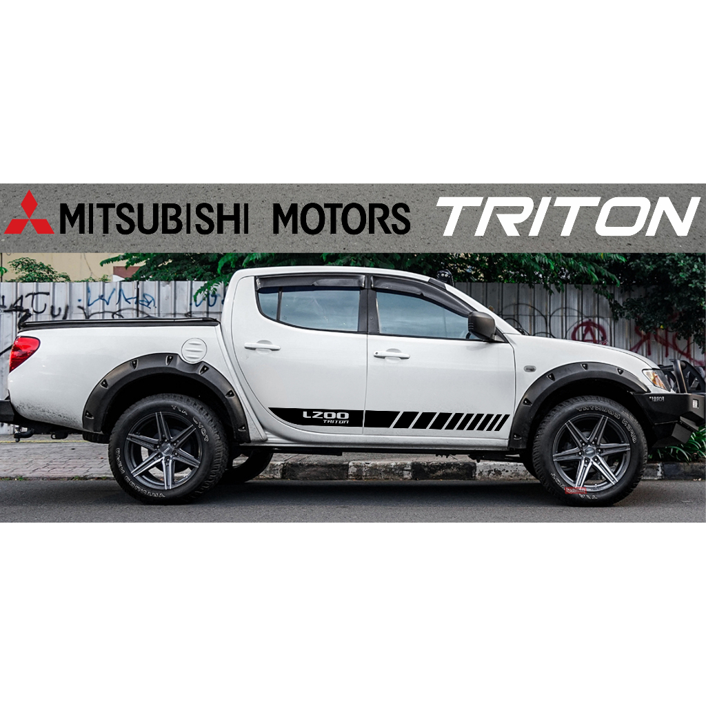 Jual STRIPING LIST BODY MOBIL TRITON CUTTING STIKER MITSUBISHI TRITON ...