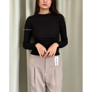 Jual SIVALI Luna Top - Atasan Knit Wanita - Korean Top - Baju Rajut Lengan Panjang - Long Sleeve ...