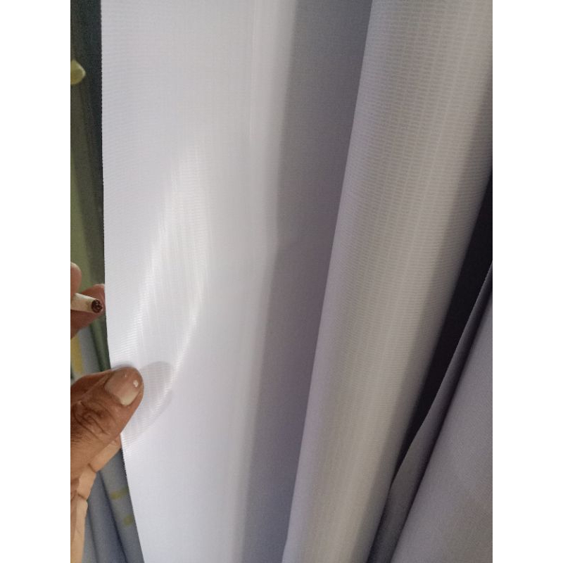 Jual Bahan Spanduk Baru Polos Putih Flexi Cina Uk.1mx1m Ketebalan ...