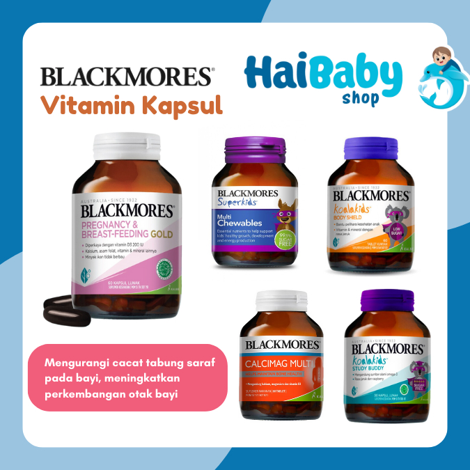 Jual Blackmores Pregnancy & Breast-Feeding Gold / Blackmores Koala Kids ...