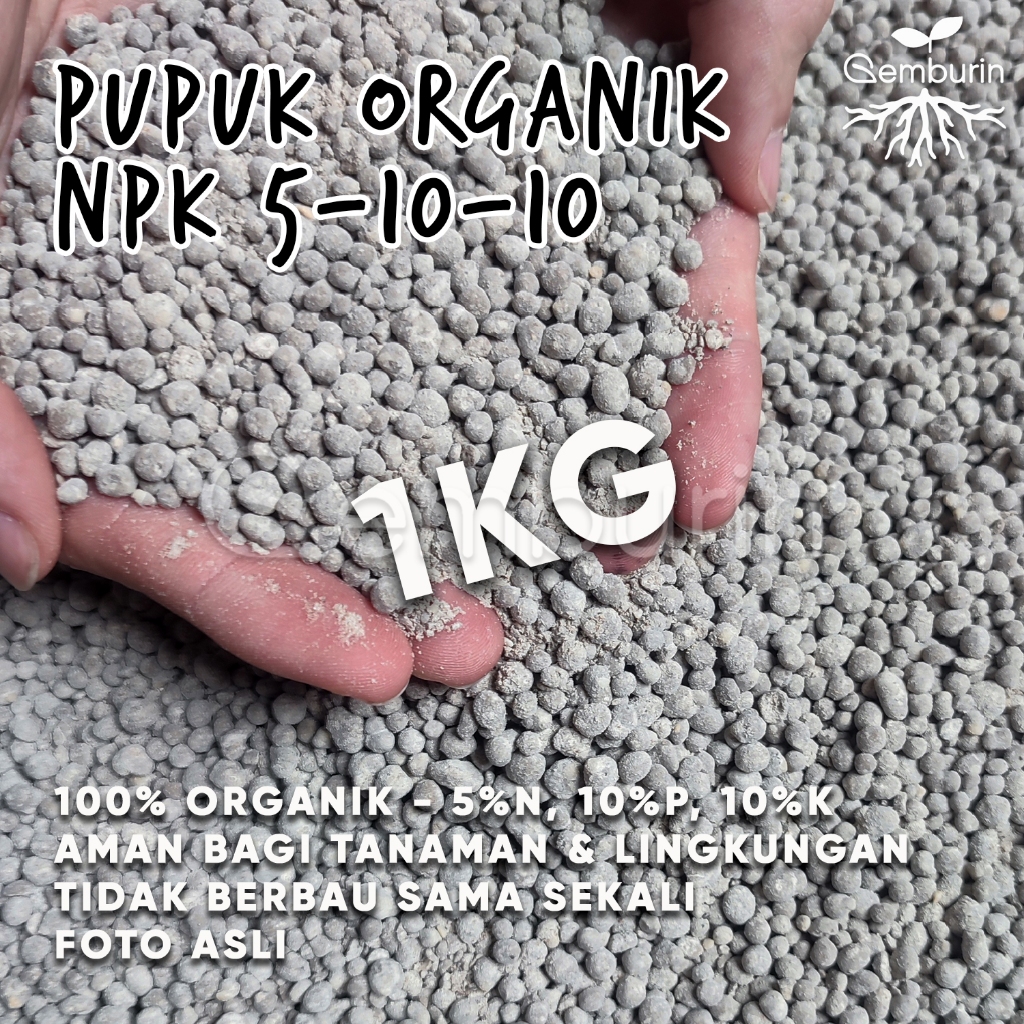 Jual Pupuk Organik NPK 5-10-10 Kemasan 1 Kg Murah Mineral Guano Alam ...