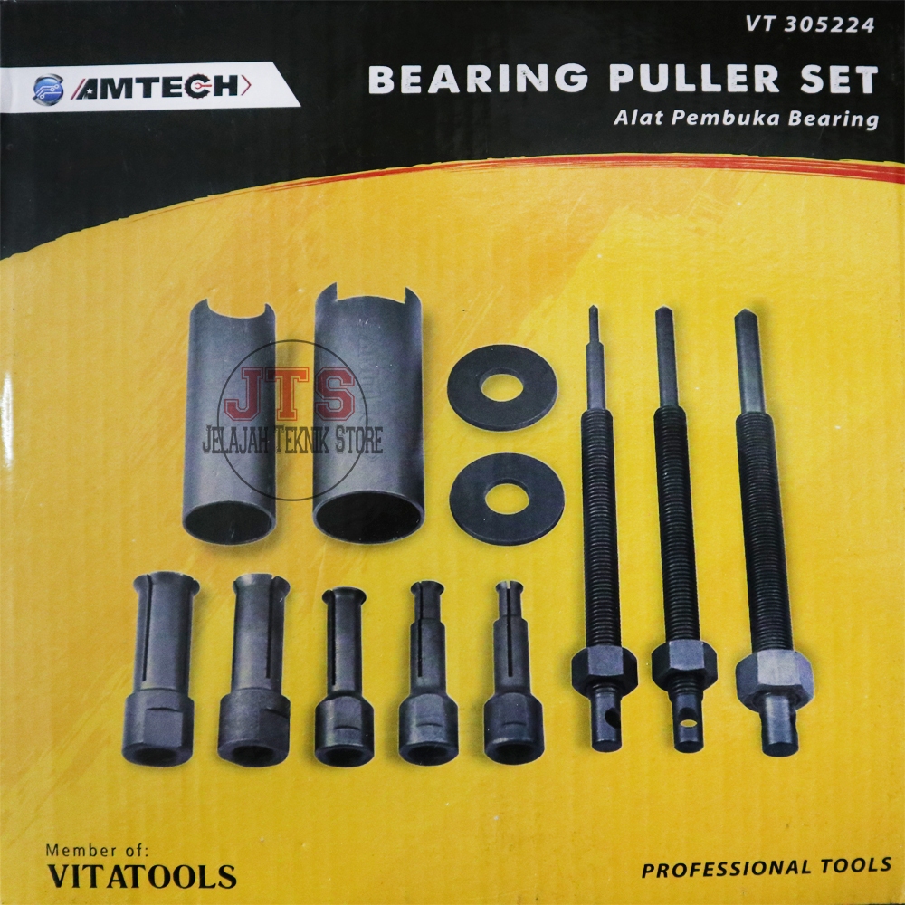 Jual AMTECH Bearing Puller Set 5 Pcs VT305224 Alat Pembuka Bearing ...