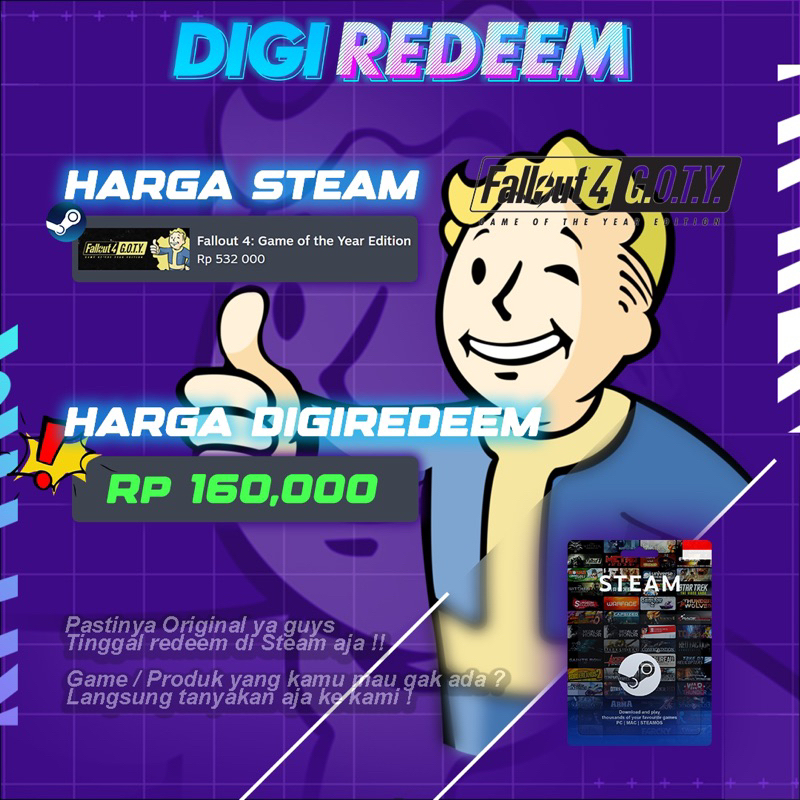 Jual Fallout 4 Game Of The Year Edition Shopee Indonesia