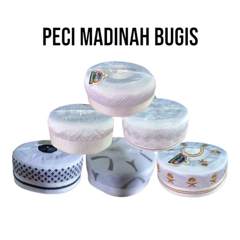Jual Peci Madinah Bugis Original / Kopiah Madinah Bugis/ Kopeah Madinah ...