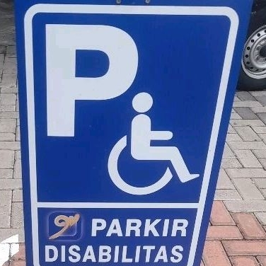 Jual sign tanda papan rambu disabilitas nama tulisan gambar ruang ...
