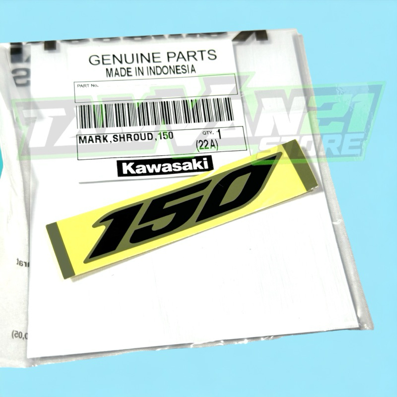 Jual STICKER EMBLEM 150 KAWASAKI KLX 150 DTRACKER ORIGINAL | Shopee ...