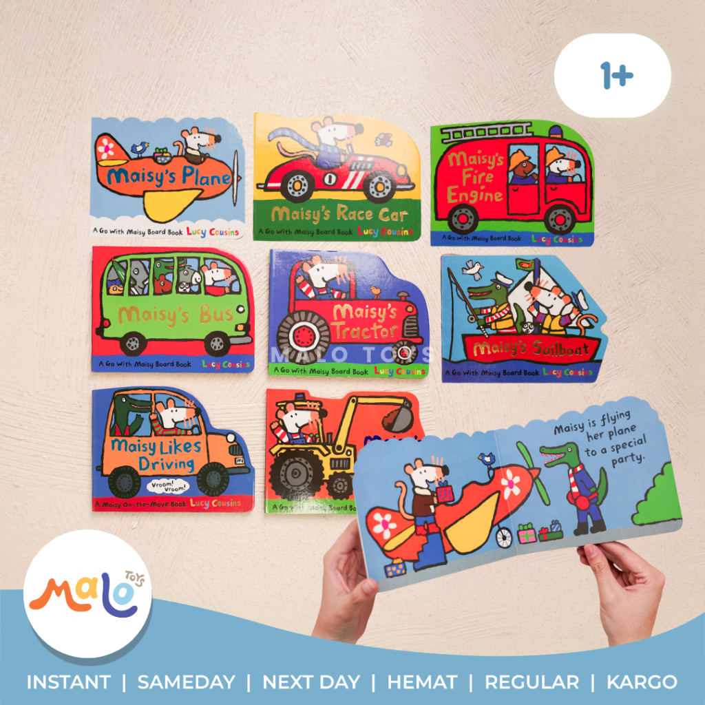 Jual MALOTOYS - Maisy Board Book Buku Tebal Board Card Picture Book ...