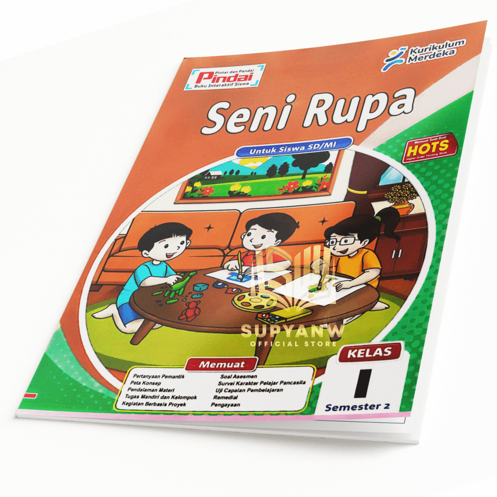 Jual Lks Seni Rupa Kelas 1 Semester 2 Sd Pindai Kurikulum Merdeka | Shopee Indonesia