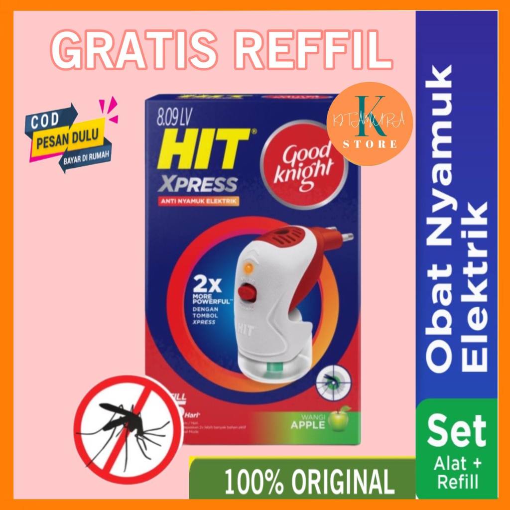 Jual Alat Obat Anti Nyamuk Elektrik HIT XPRESS Good Knight dan refill ...