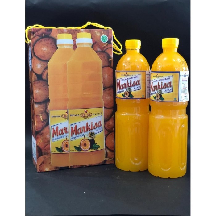 Jual Sirup Markisa Bintang Dunia 1L (Isi 2 Botol) | Shopee Indonesia