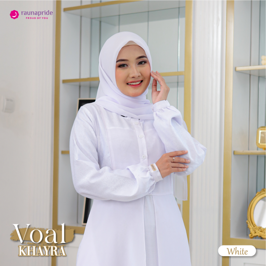 Jual Rauna - Hijab Segiempat - Voal Khayra | Shopee Indonesia
