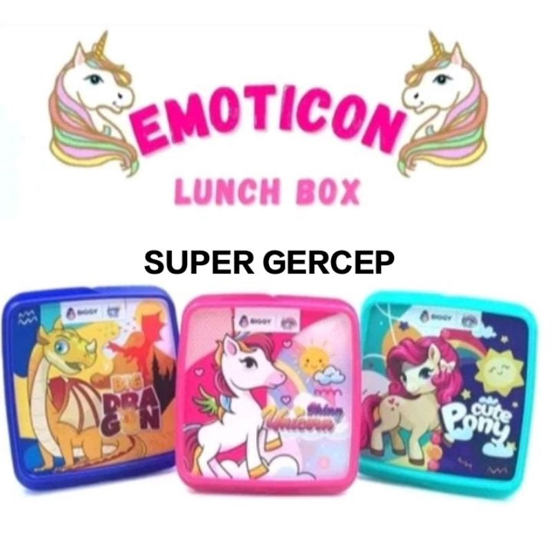 Jual LUNCH BOX EMOTICON FOOD GRADE/KOTAK MAKAN ANAK/SOUVENIR ULANG ...