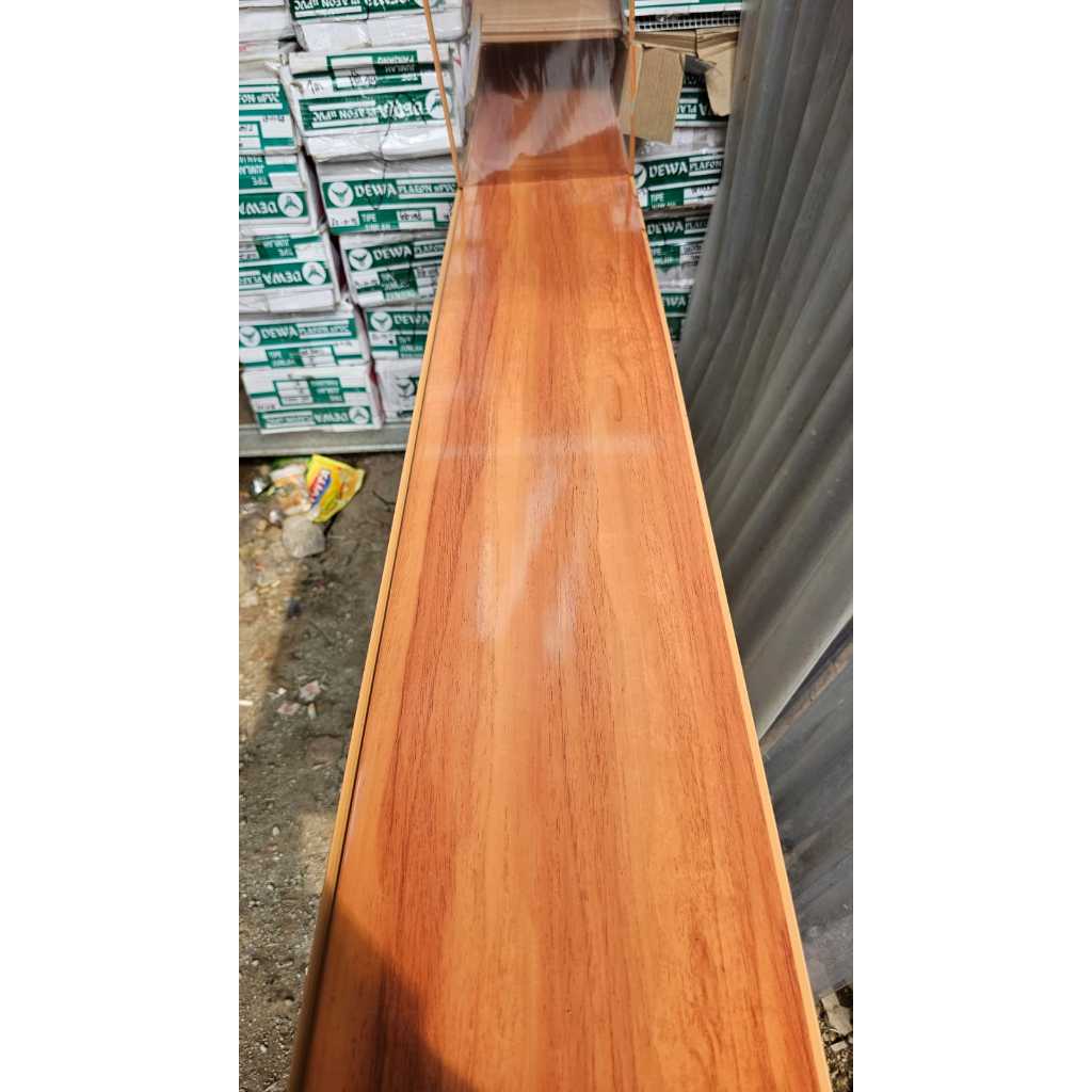 Jual Plafon PVC Coklat Serat Kayu Dewa Plafon - DWC 002 | Shopee Indonesia