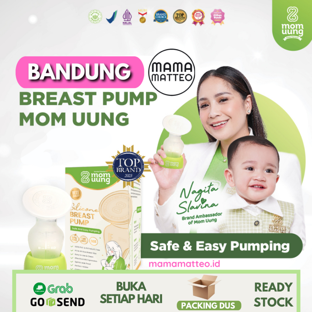 Jual NMB MOM UUNG Silicone Breastpump Pompa ASI Silikon / Penampung ASI ...