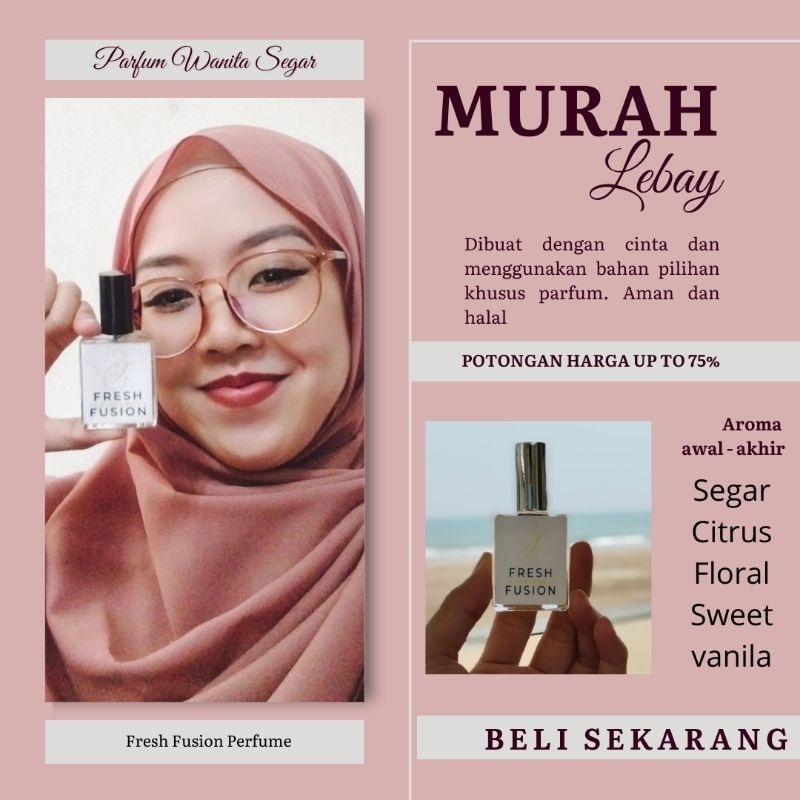 Jual Parfum Wanita Segar seperti habis mandi - Fresh Fusion | Shopee ...