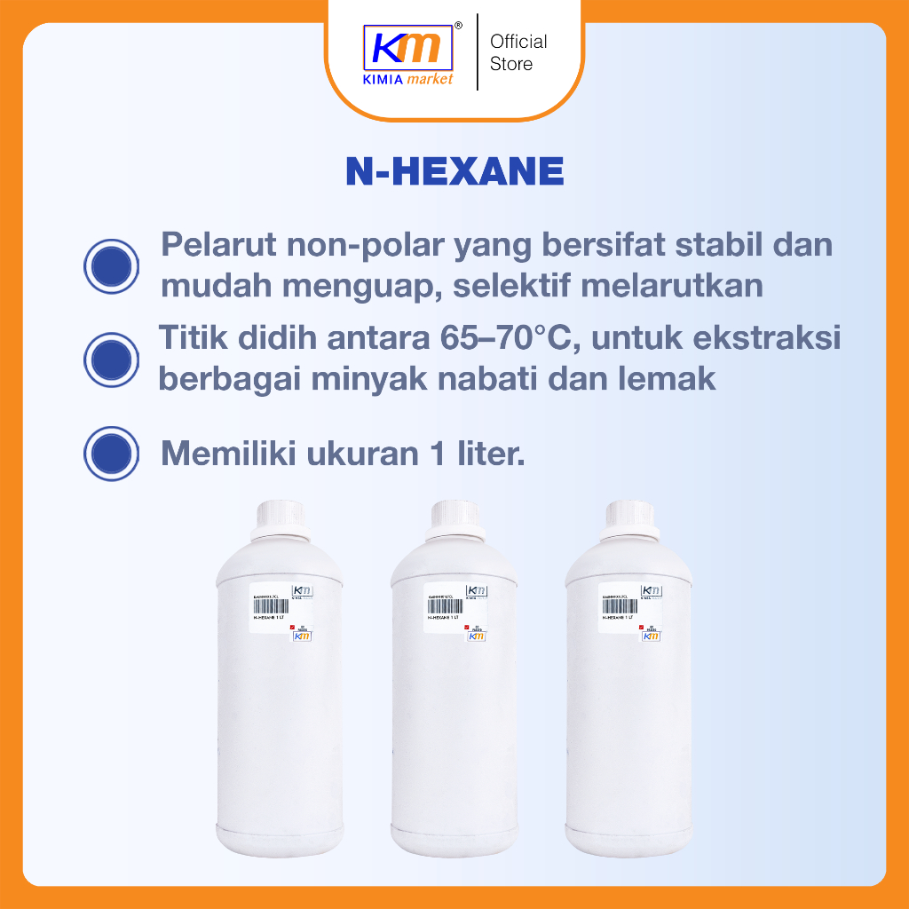 Jual RLY5 NormaI Hexane / N-Hexane 1 Liter / N-Hexan | Shopee Indonesia