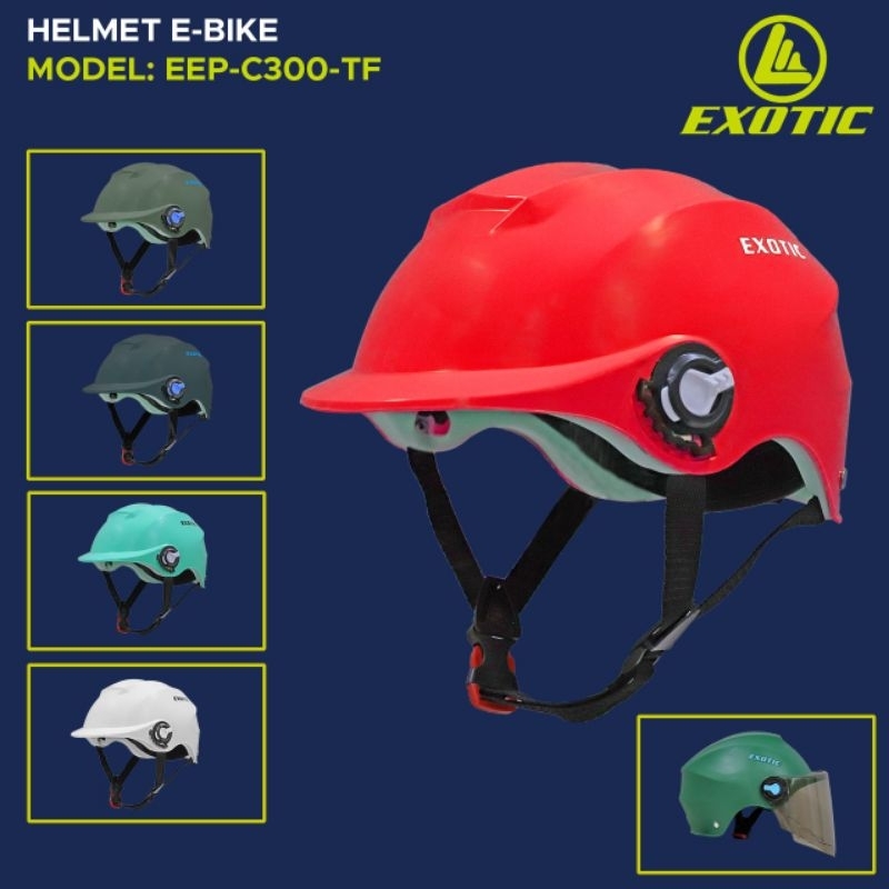 Jual Helm sepeda listrik helmet E-BIKE EXOTIC EEP-C300-TF | Shopee ...
