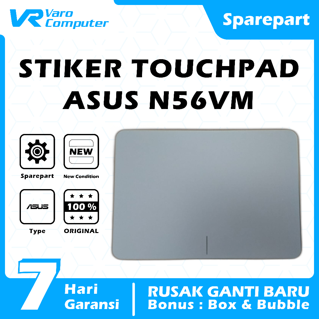 Jual STIKER TOUCHPAD LAPTOP ASUS N56 N56VM ORIGINAL | Shopee Indonesia