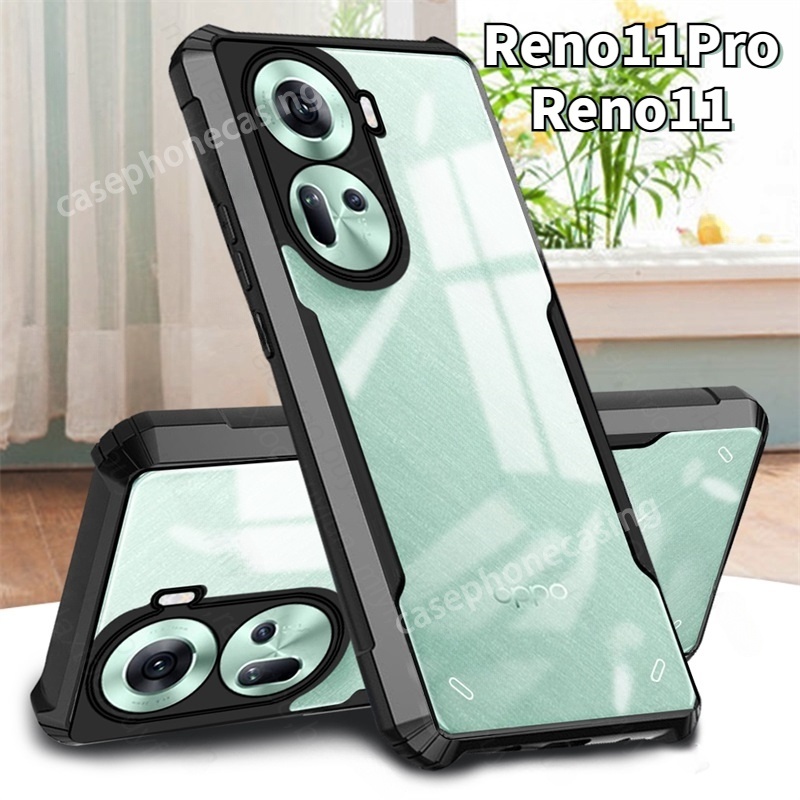 Jual Case Oppo Reno 11 5G Silikon Clear Bening Ring Standing Hp Soft ...