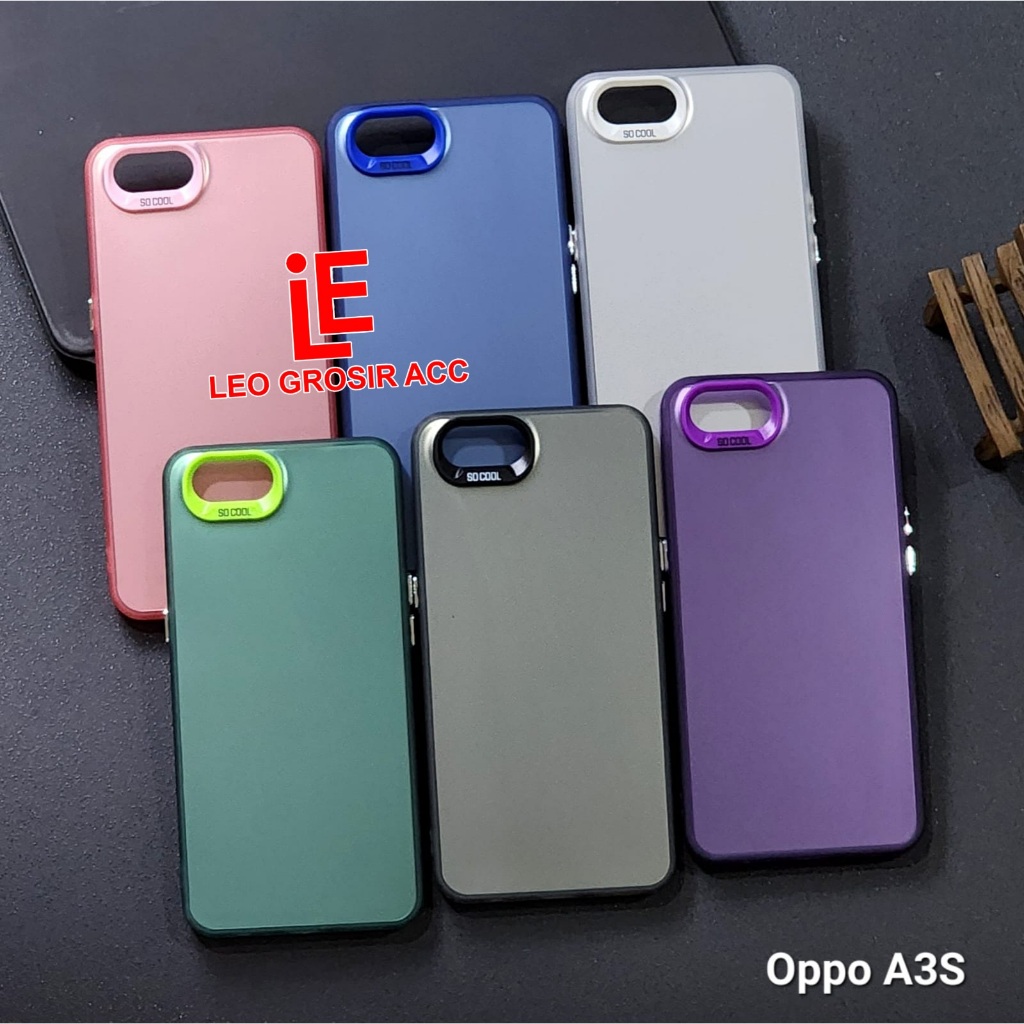 Jual OPPO A3S CASE SOCOOL CASE IMD HYBRID PLATE HOLOGRAM OPPO A3S ...