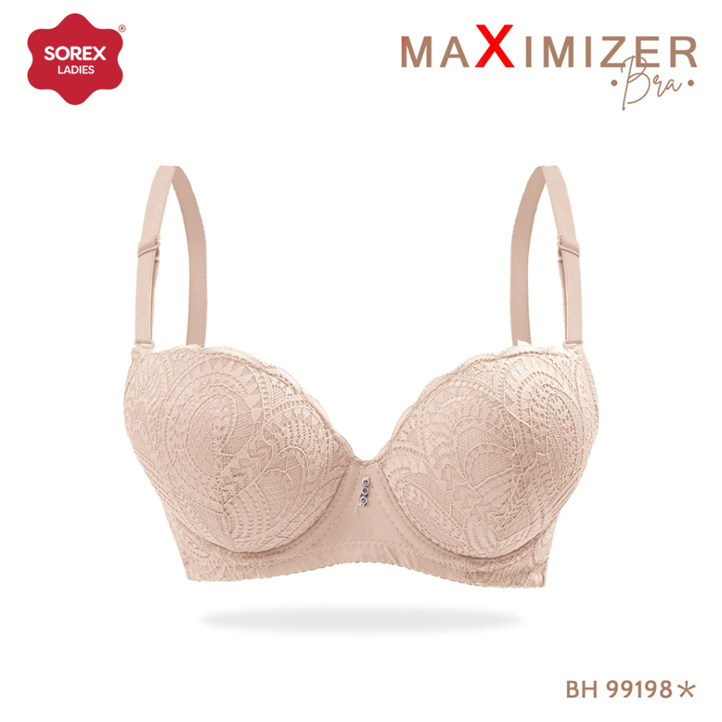 Jual Sorex Maximizer Bra 3/4 Push Up Busa Tebal Kawat Kait 2 Setara Cup ...