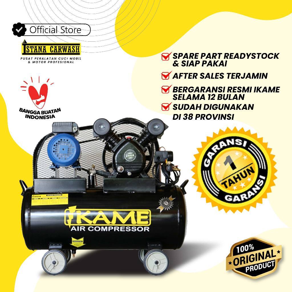 Jual Kompresor Udara / Angin Listrik 1 PK 1 HP Air Compressor Ikame ...