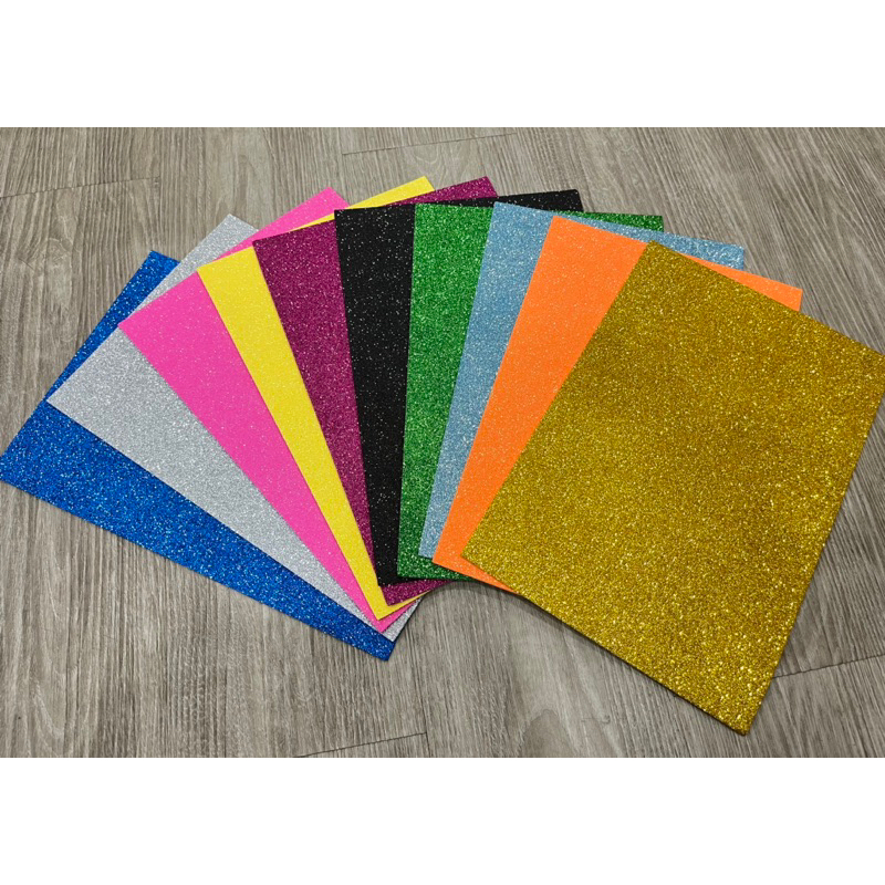 Jual Glitter Foam Art / Eva Foam Art Kertas Gliter Kertas Spons VIS-1 ...