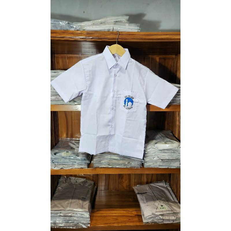 Jual Baju Seragam Putih SD Al Azhar Tangan Pendek | Shopee Indonesia