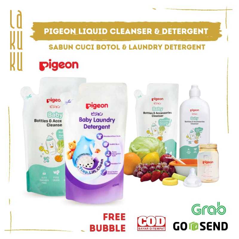 Jual Lakuku - Pigeon Liquid Cleanser Basic Sabun Cuci Botol dan ...