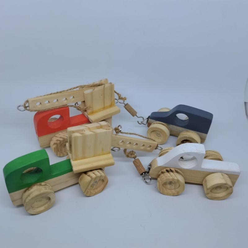 Jual Mobil Kayu Mainan Hiasan Rak dan Meja | Shopee Indonesia