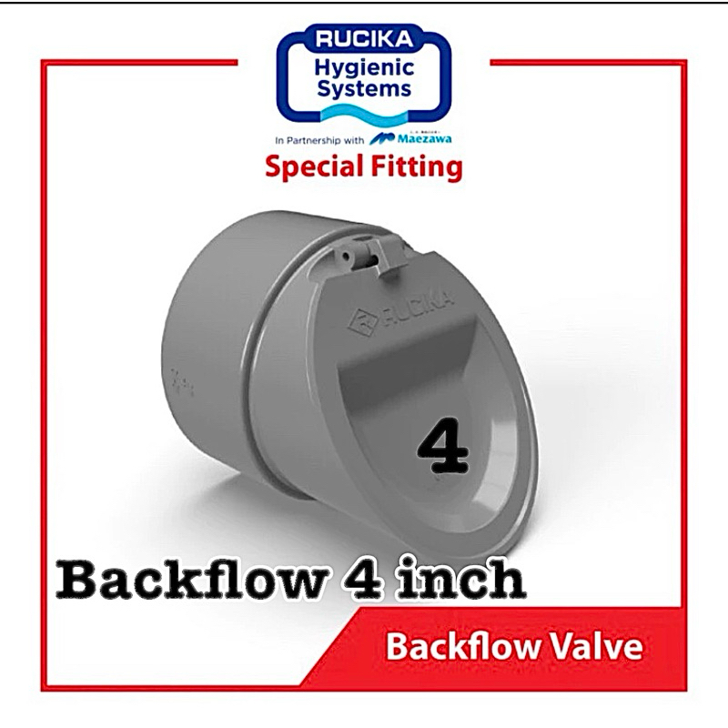 Jual [BARANG READY] UK 4” tutup pipa anti banjir Backflow valve 4 inch ...