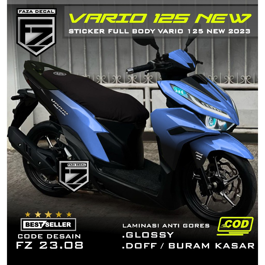 Jual (COD)Decal stiker VARIO 125 new full body Gradasi terbaru - Stiker ...