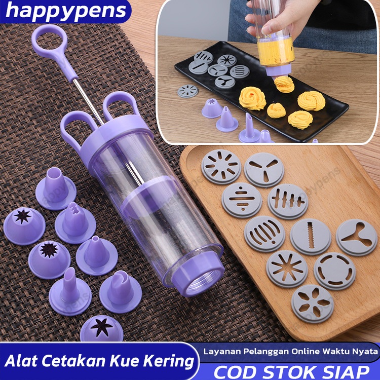 Jual 【COD】19pcs Set Alat Cetakan Kue Kering / Membuat Krim Hiasan Kue ...