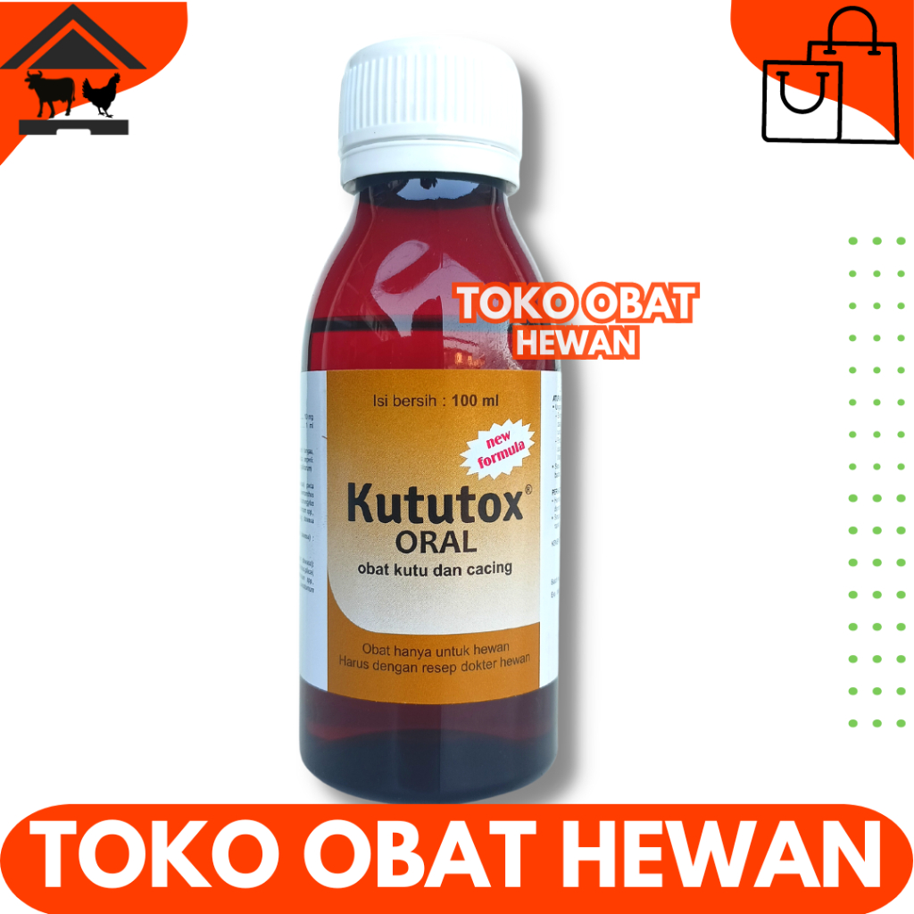 Jual KUTUTOX ORAL 100ML - Obat Kutu dan Cacing Oral Sapi Kambing Domba ...