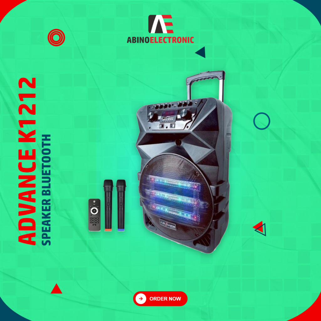 Jual Speaker Bluetooth Advance K1212 Aktif Komputer PC Laptop HP Karaoke | Shopee Indonesia