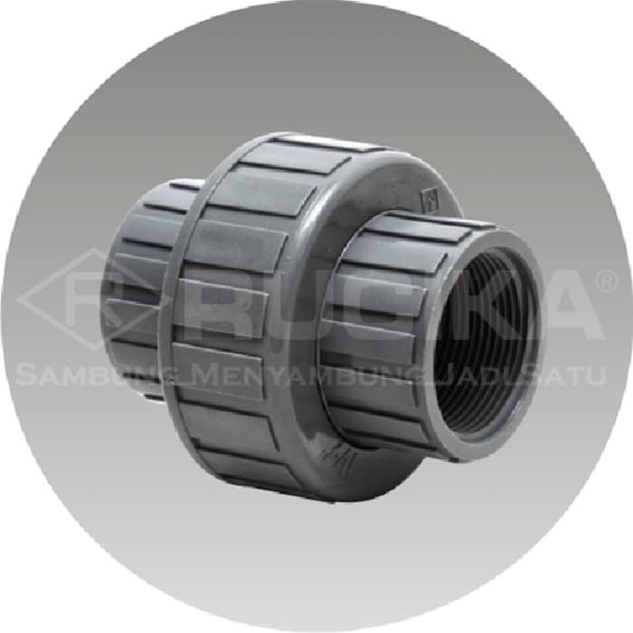 Jual Union Socket Rucika AW Water Mur PVC Polos / Sock Rucika AW ...