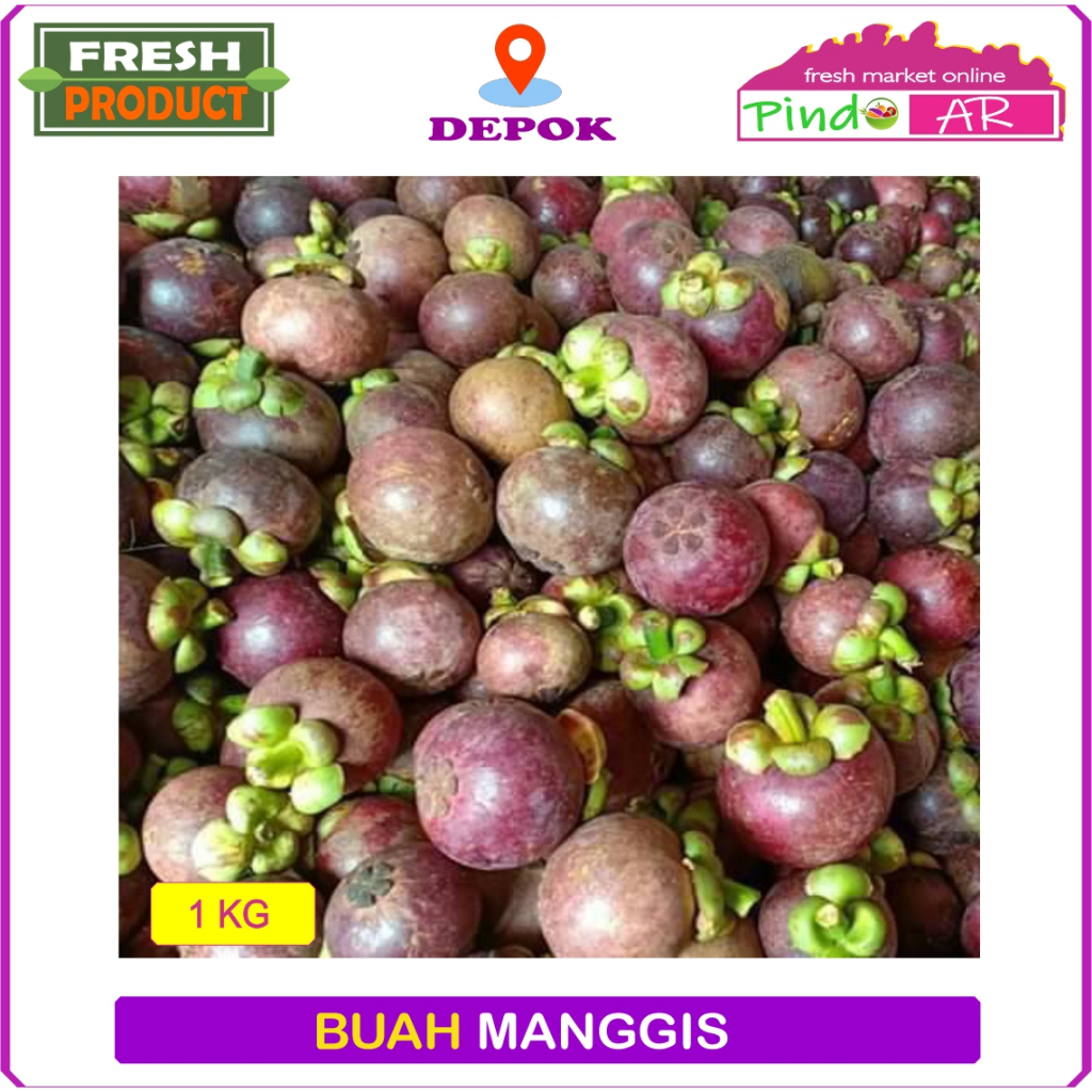 Jual BUAH MANGGIS SEGAR 1KG | Shopee Indonesia