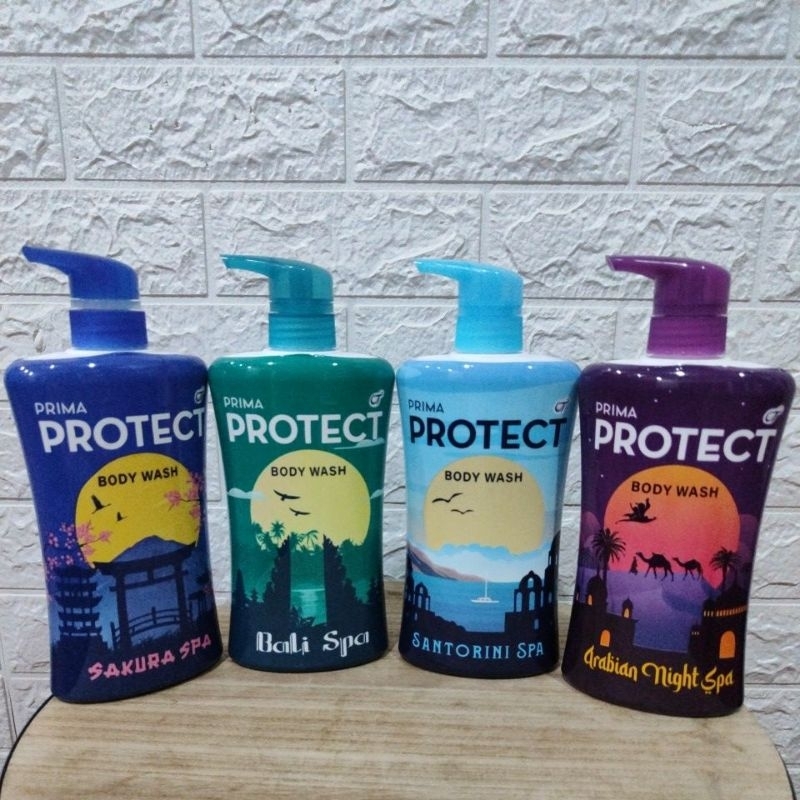 Jual BARU Prima Protect Body Wash sensasi SPA, kemasan BOTOL PUMP 500ml ...