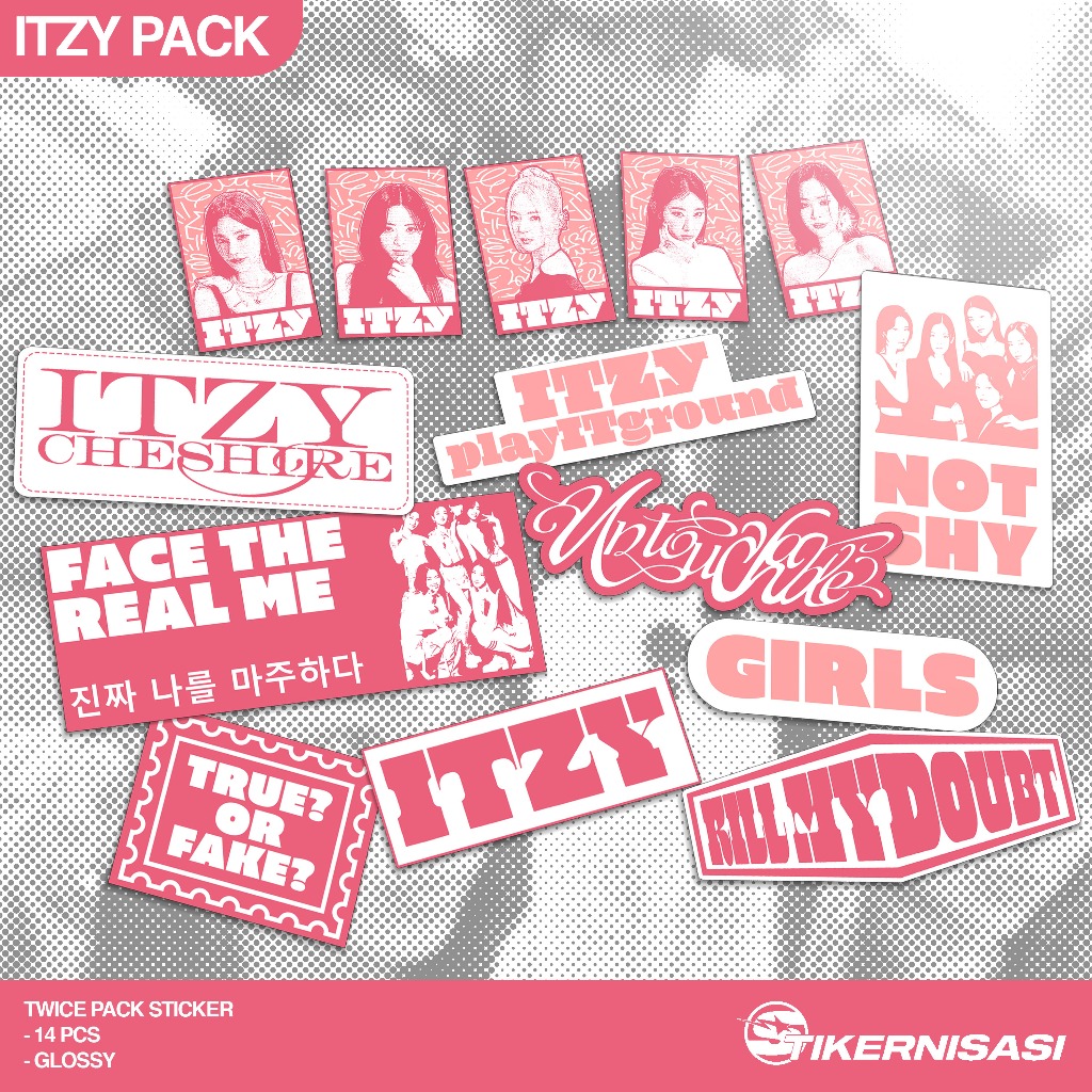 Jual Sticker ITZY KPOP Full Pack | Shopee Indonesia