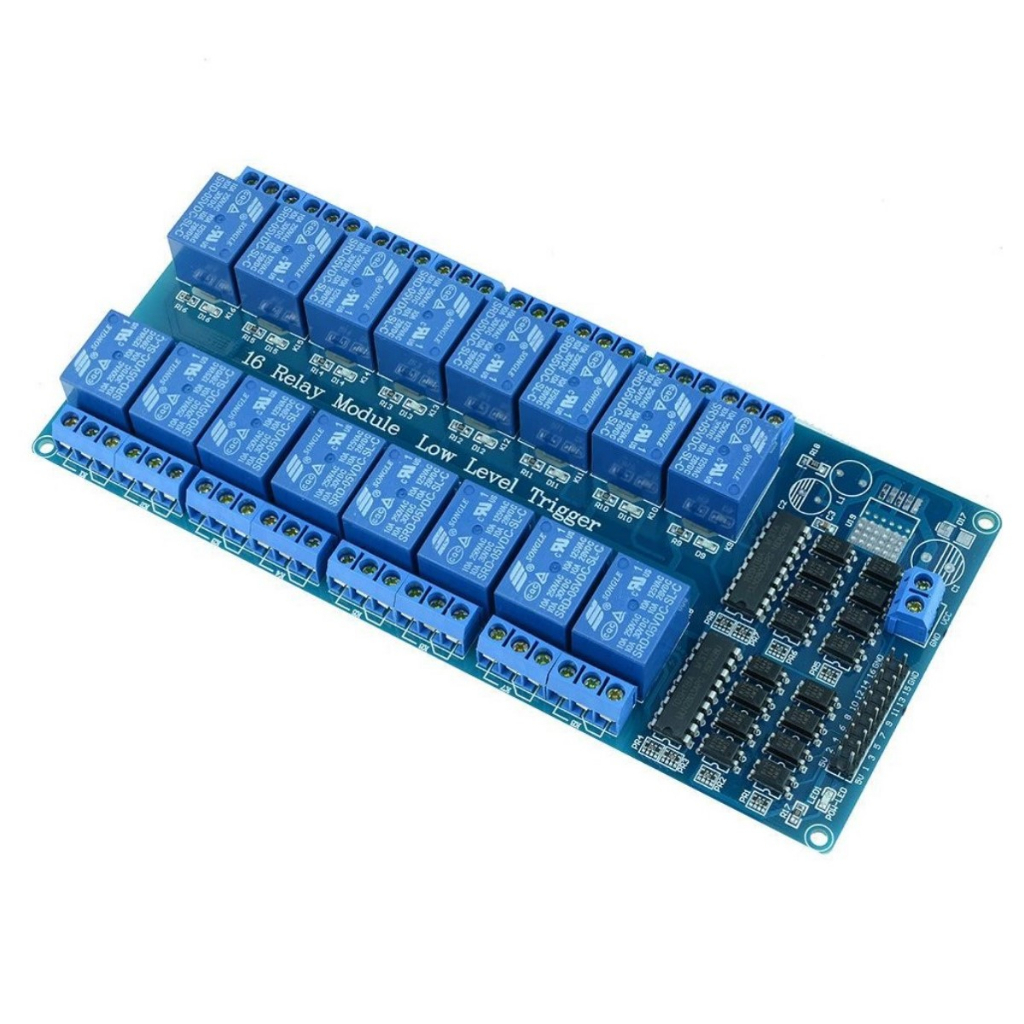 Jual Relay 16 Channel Optocoupler Module 5V | Shopee Indonesia
