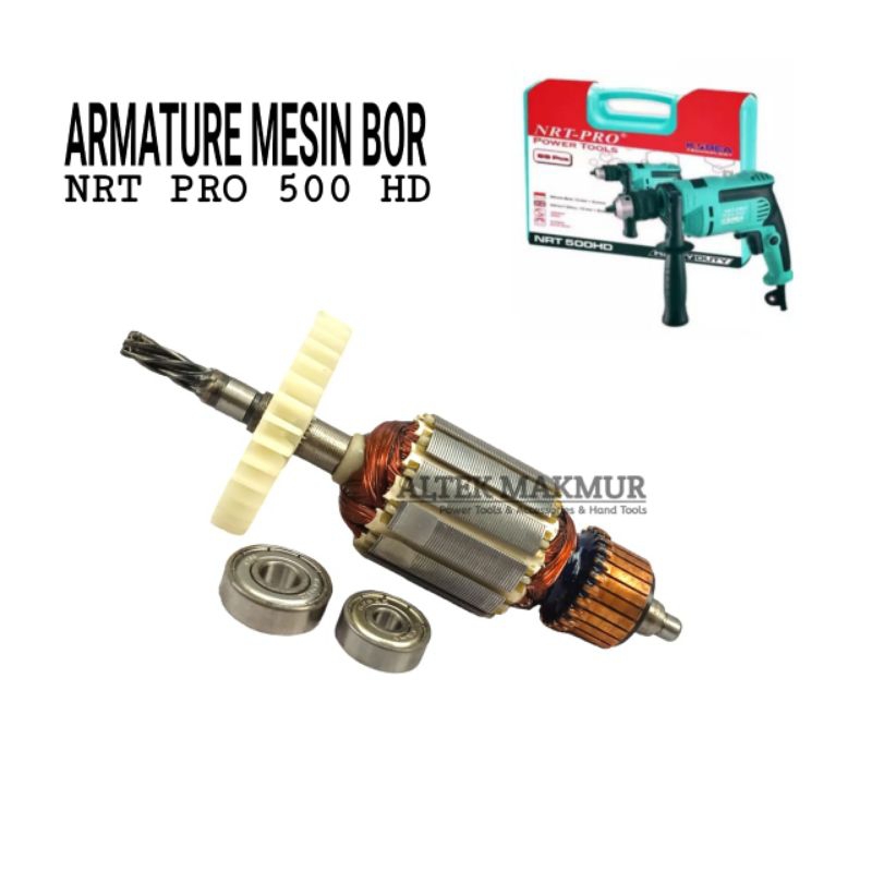 Jual Sparepart Armature Mesin Bor NRT-PRO 500HD / Angker Dinamo Bor ...