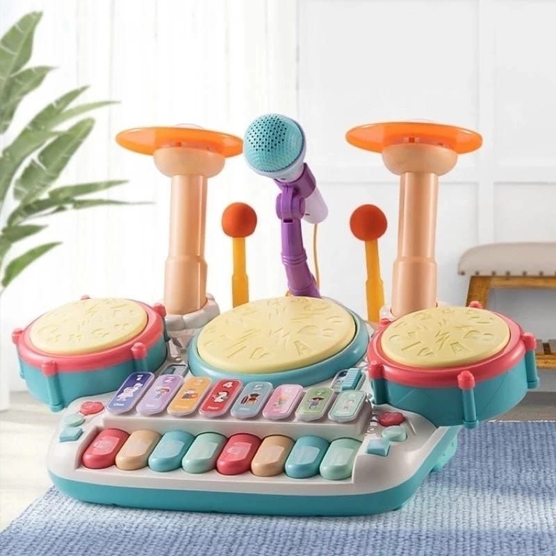 Jual Mainan anak alat musik Jazz drum dan Piano | Shopee Indonesia
