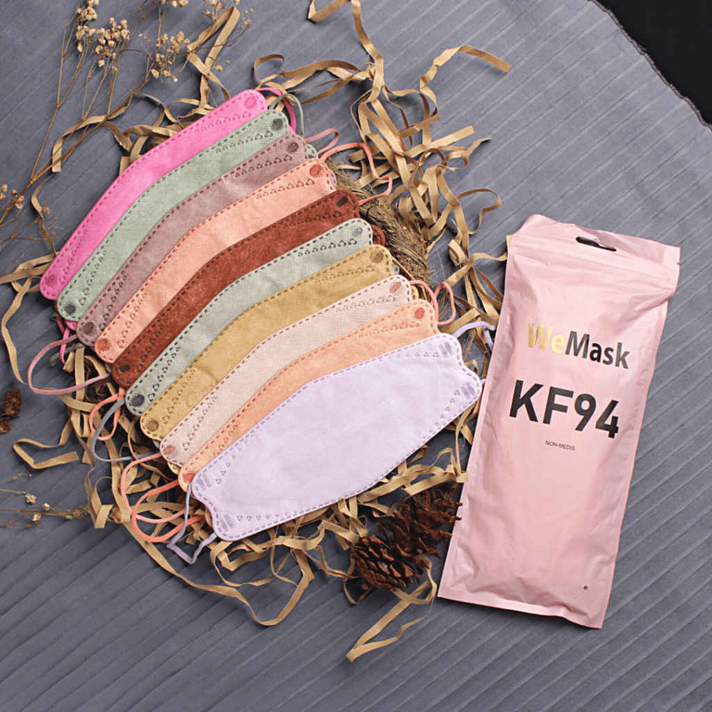 Jual kf94 Masker k kf94 mask isi 10 Pcs Hitam Putih 4 Ply | Shopee ...