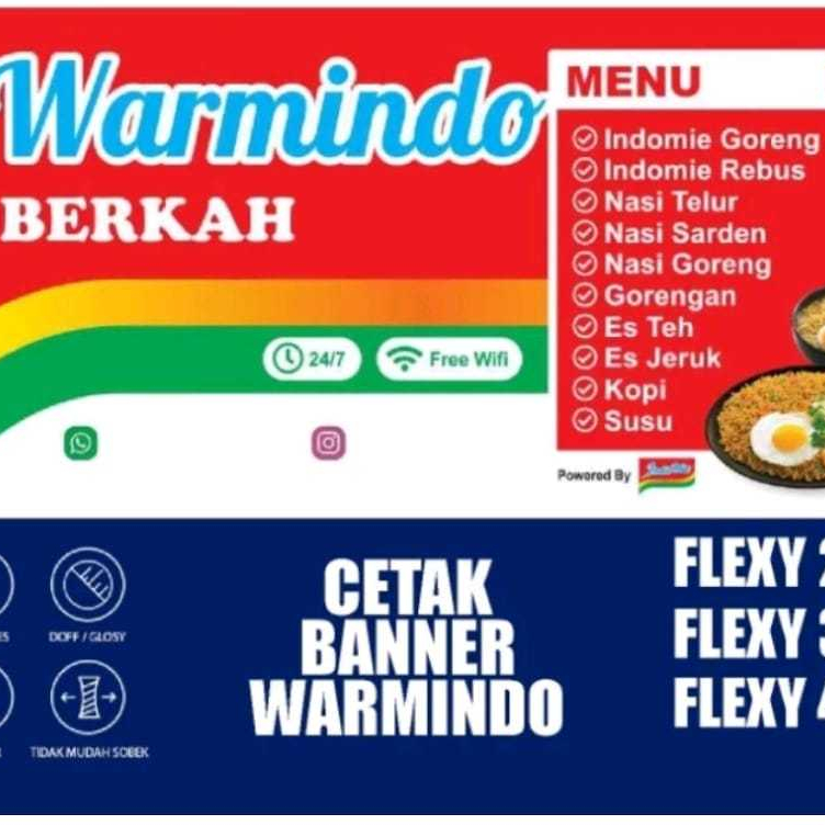 Jual CETAK BANNER SPANDUK WARMINDO ANGKRINGAN WARTEG RUMAH MAKAN NASI ...