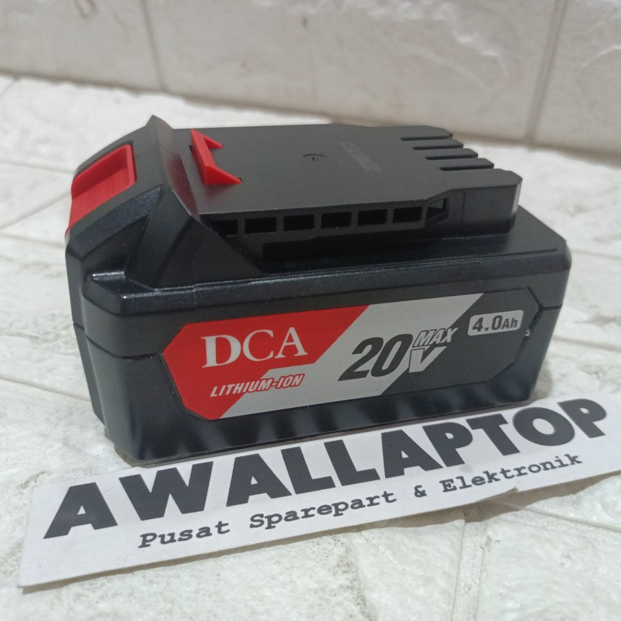 Jual baterai DCA 4.0 battery dongcheng DCK 4AH lithium 4 amper 20v ...