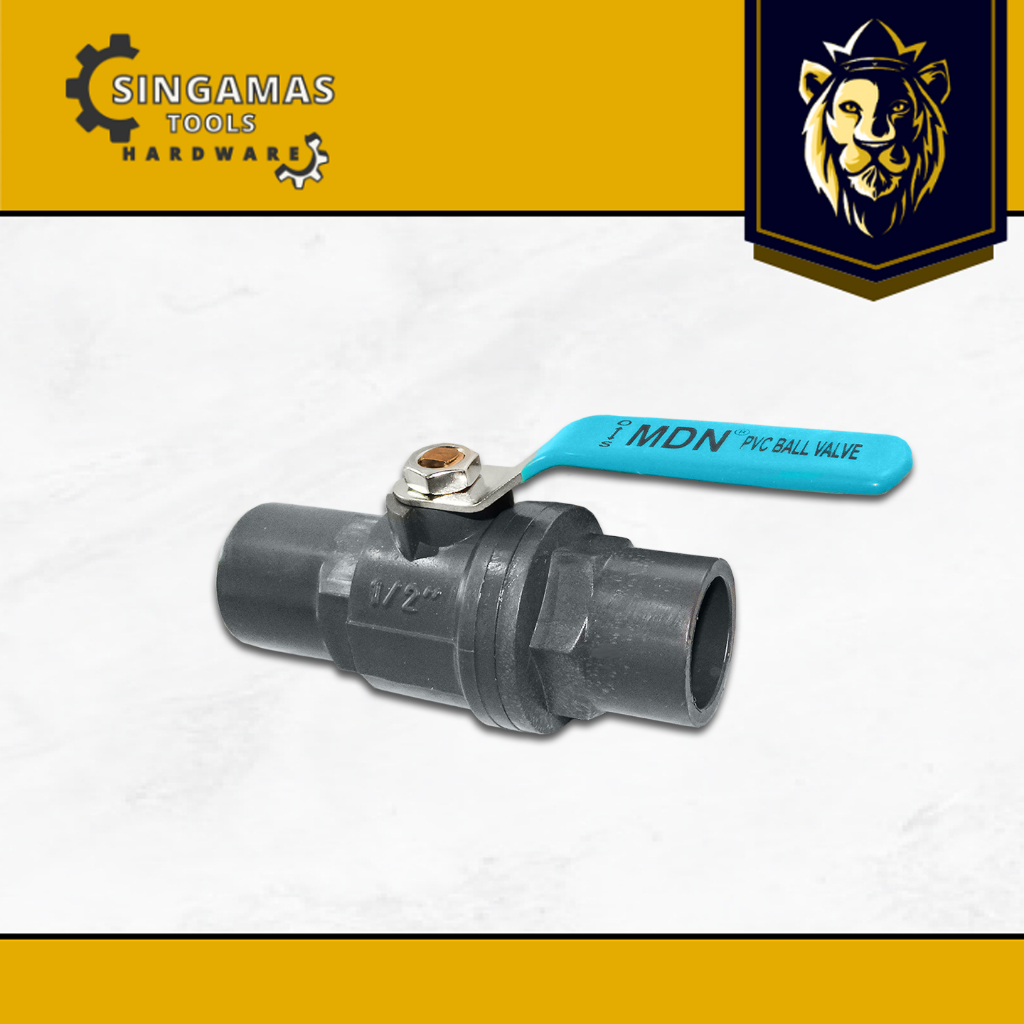 Jual MDN PVC Ball Valve Gagang Stainless 1/2" | Shopee Indonesia