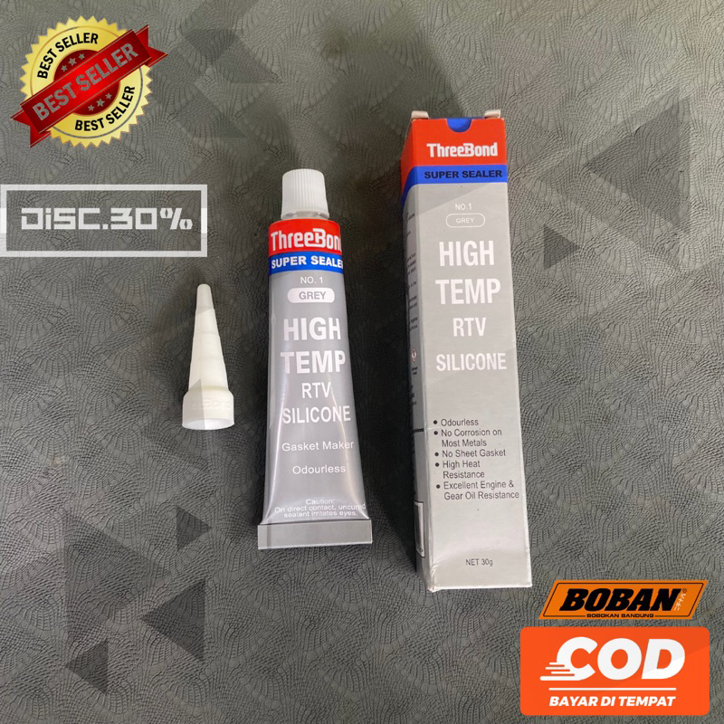 Jual LEM TRIBON HIGHTEMP RTV SILICONE GREY | Shopee Indonesia