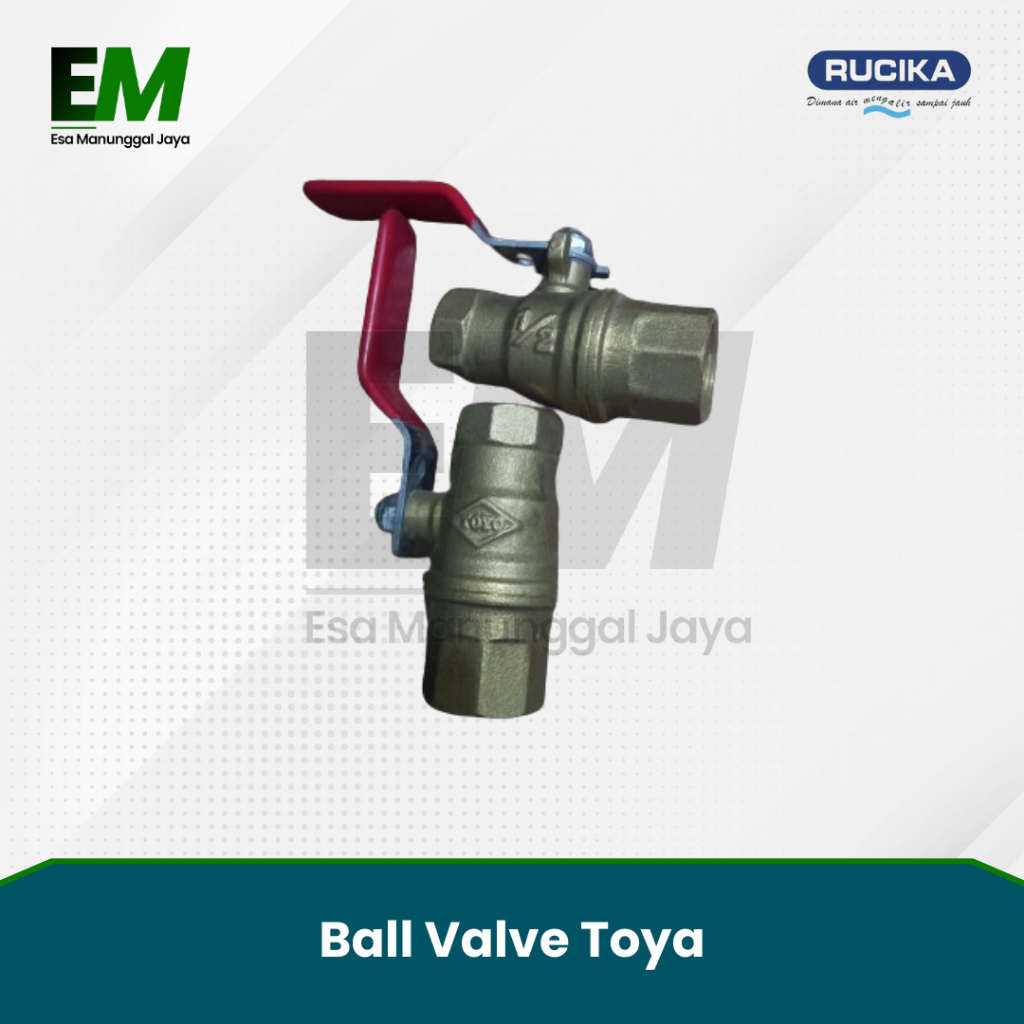 Jual Ball Valve Toyo 1/2" Kuningan / Stop Kran Kuningan 1/2" Toyo ...