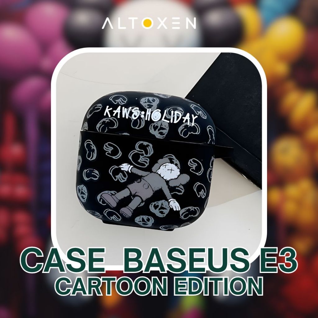 Jual Case TWS Baseus Bowie E3 Gambar Kartun TWS Cover Protection Soft ...