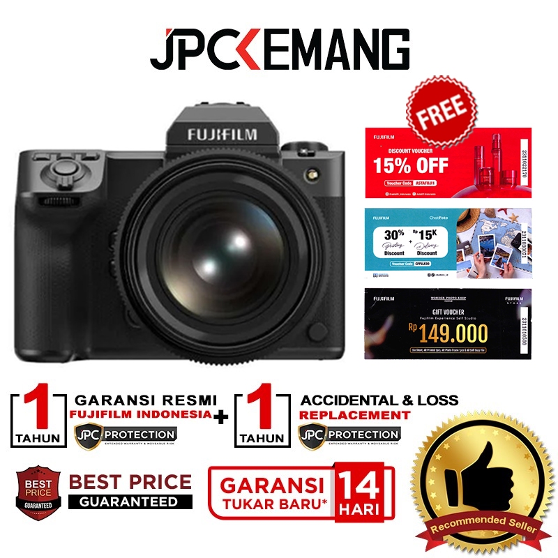 Jual Fujifilm Gfx100 Ii Kit Gf 55mm F1 7 R Wr Medium Format Camera Fuji